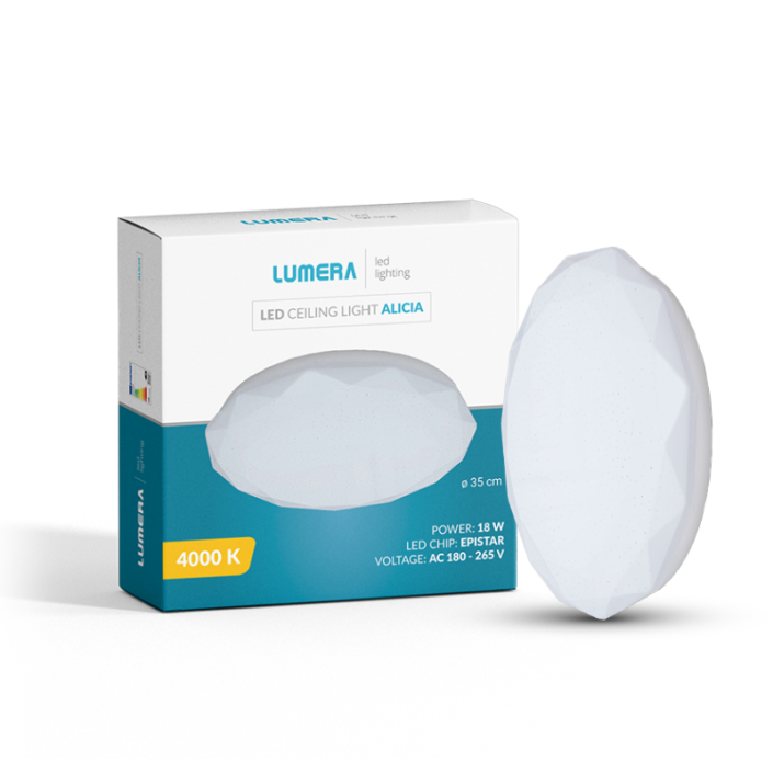 LED plafonjera Lumera Lighting Alicia, 18W, 4000K, promjer 35cm ...