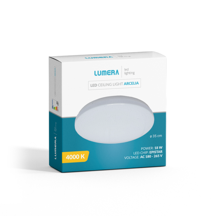 LED plafonjera Lumera Lighting Arcelia, 18W, 4000K, promjer 35cm ...