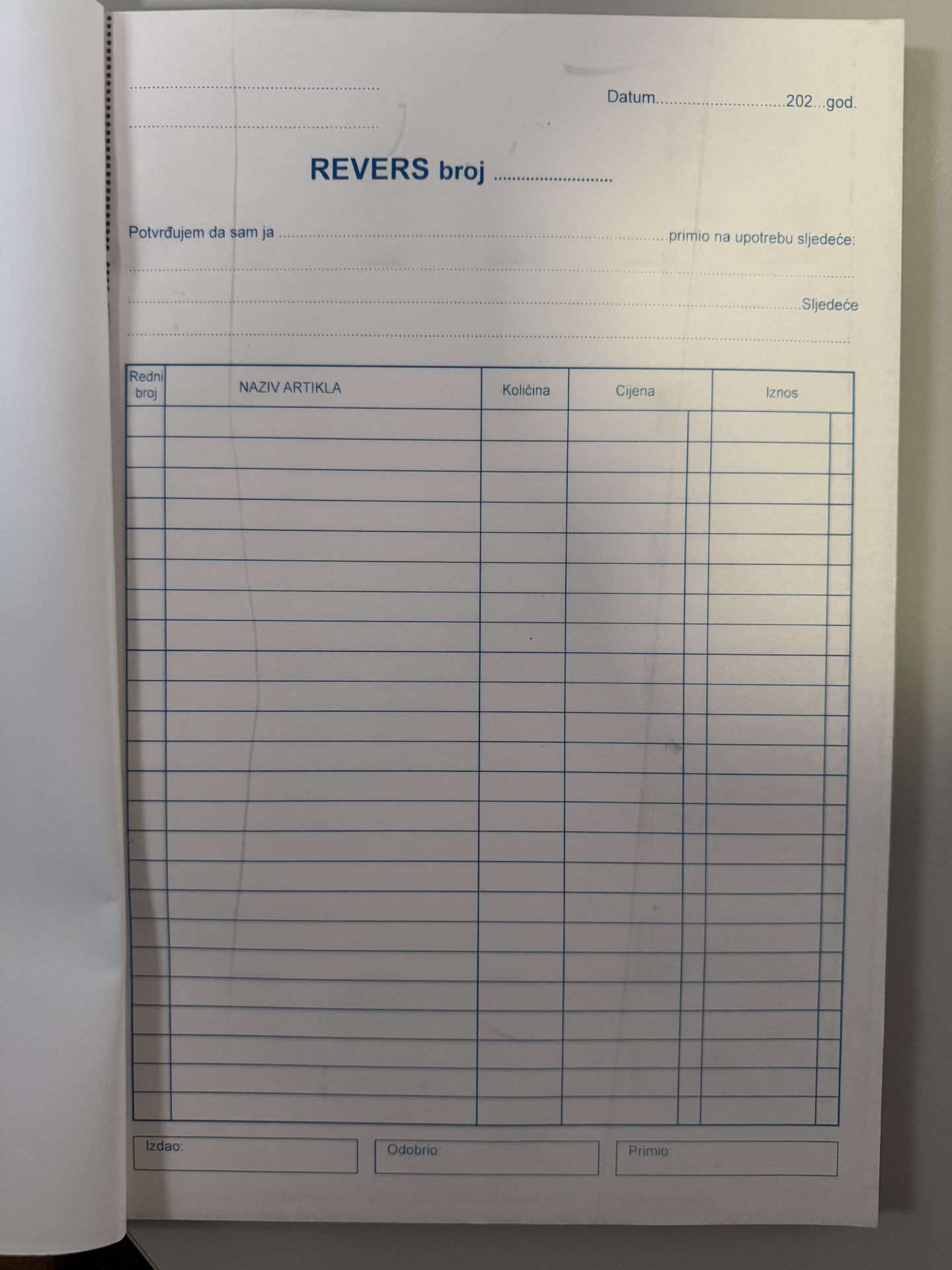 REVERS BLOK - flesh.ba - Flesh Inžinjering doo Živinice